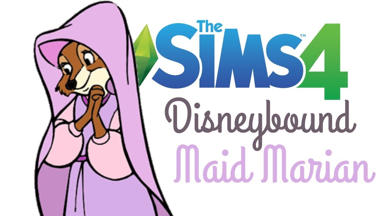 Disneybound Maid Marian | Sims 4 Create-A-Sim Challenge - YouTube