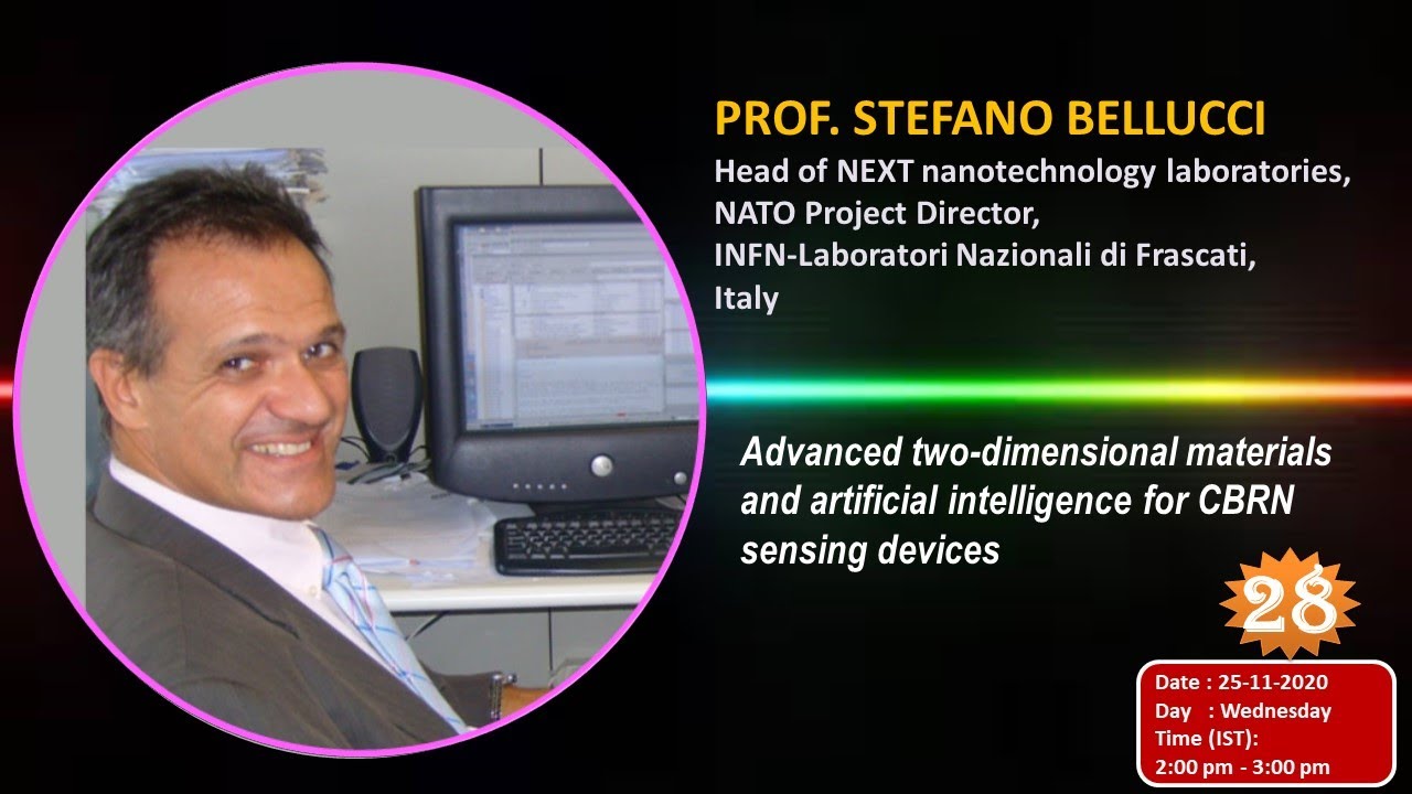 28th Webinar of ROWS-2020 by Prof. STEFANO BELLUCCI, NEXT Nanotechnology Laboratories, Italy ...