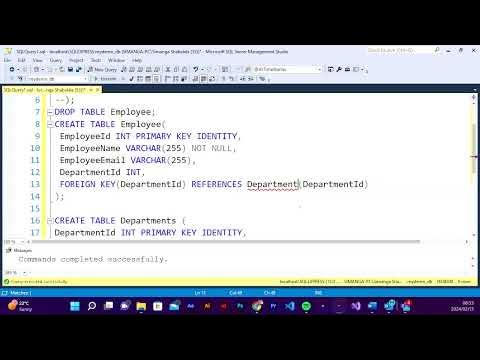 6. Mastering SQL Server: Creating tables - YouTube