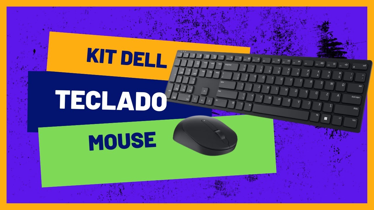 DELL KM5221- KIT Teclado e Mouse Bom e Barato - YouTube