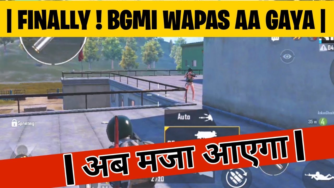 Finally! BGMI Is Back | First Gameplay Video On BGMI | Battle Ground ...