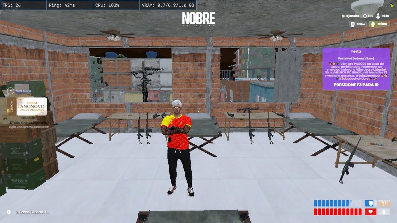 🔴LIVE ON🔴🔥 GTA 5 RP🔥 MORRO DO SACOLA 🔥 #3K DE INSCRITOS🔥LIDERANÇA DE ...