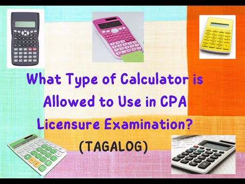 What Type of Calculator is Allowed to Use in CPA Licensure Examination ...