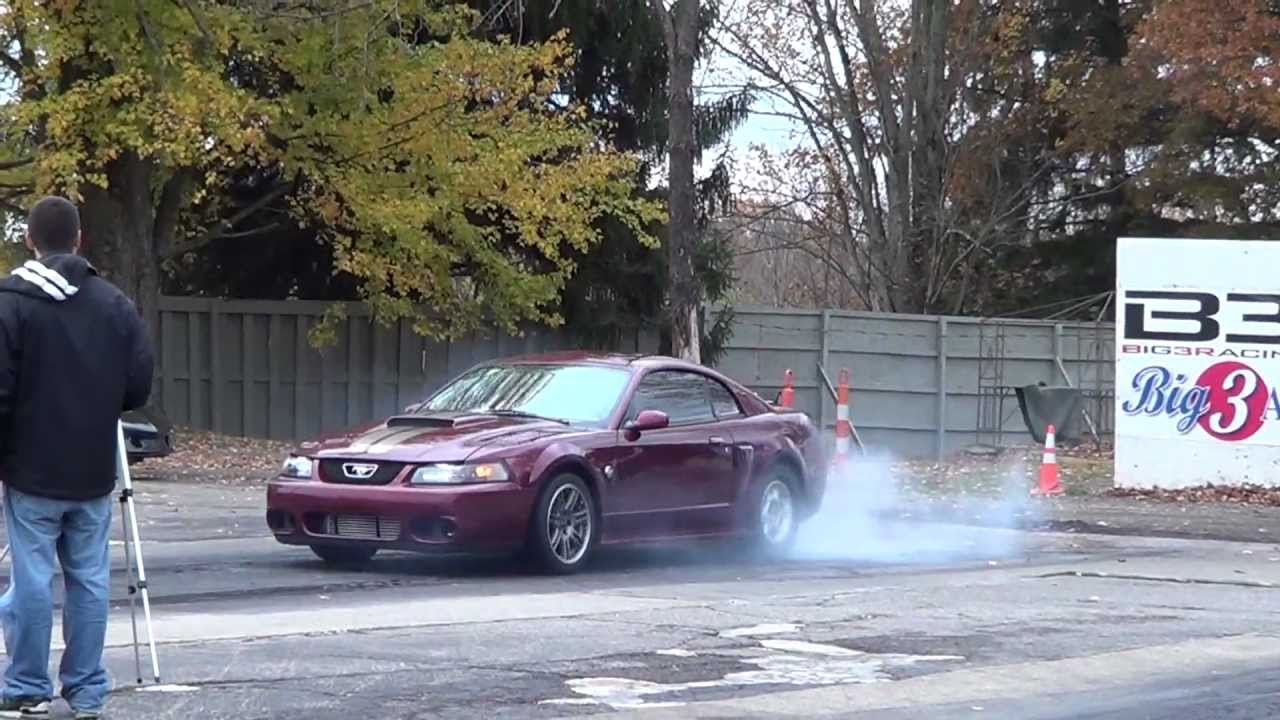 Turbo 2v Mustang quarter mile 3 - YouTube