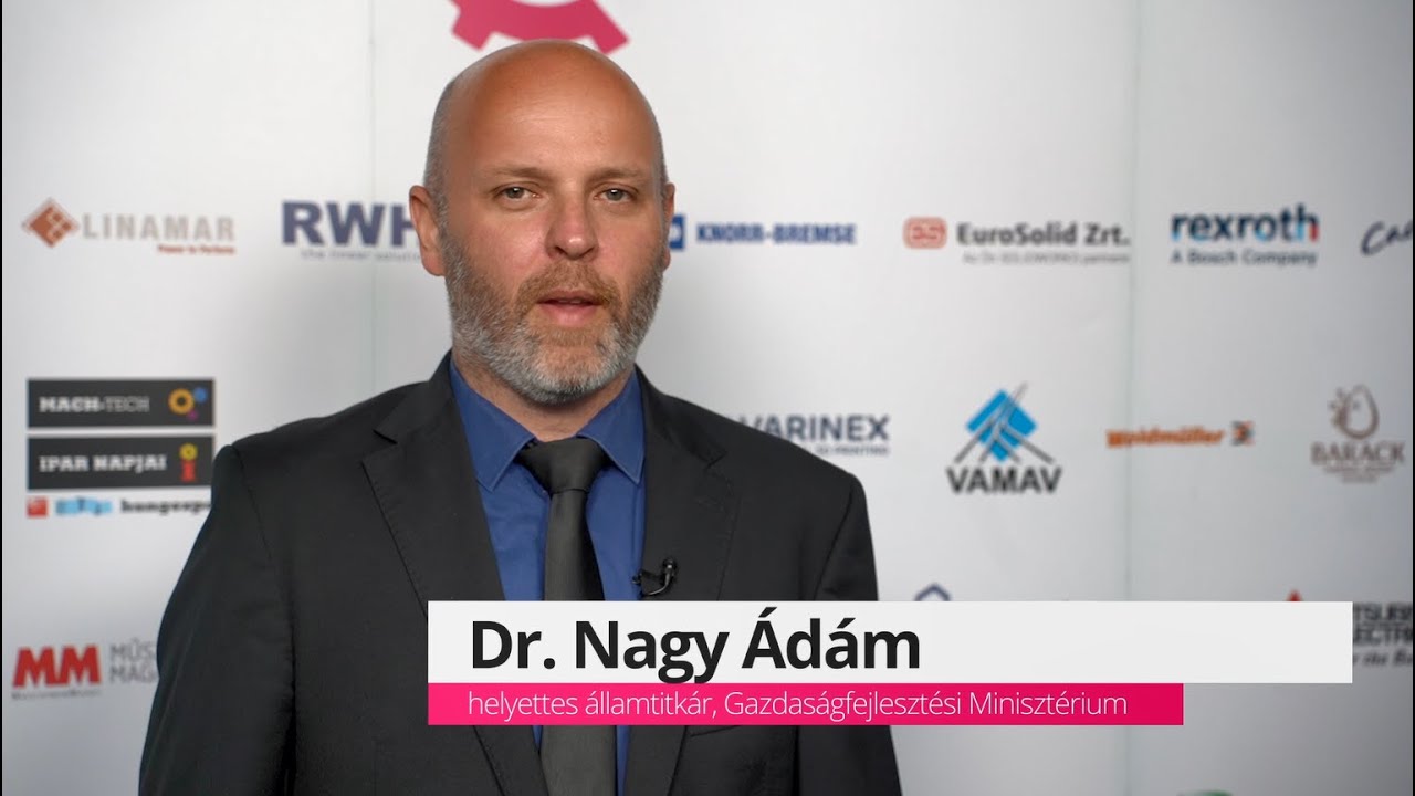 Dr. Nagy Ádám helyettes államtitkár - Gépész Szalon 2023 - YouTube