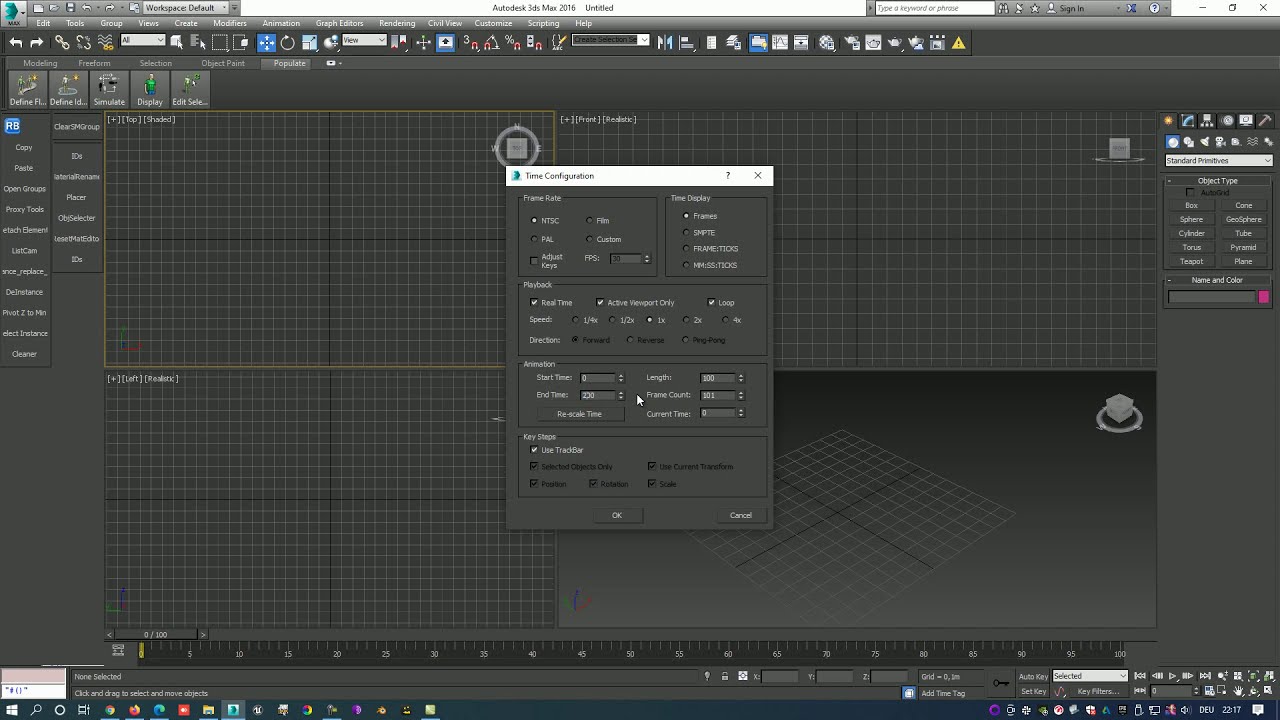 How To Change The Animation Timeline Length 3ds Max Video Tutorial How To Change The Animation Timeline Length 3ds Max Video Tutorial