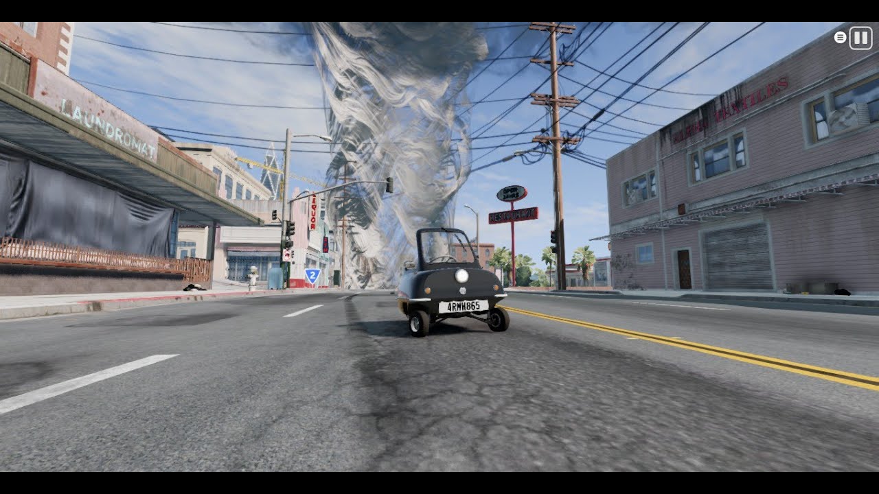random vehicles vs tornado! - YouTube