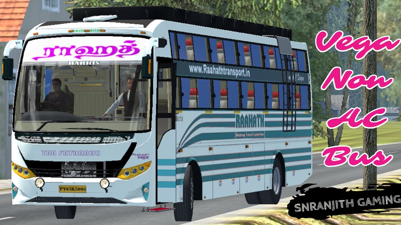 🚨 VEGA NON AC RAAHATH BUS RIDE | 😈 ETS 2 Live | Streaming with ...