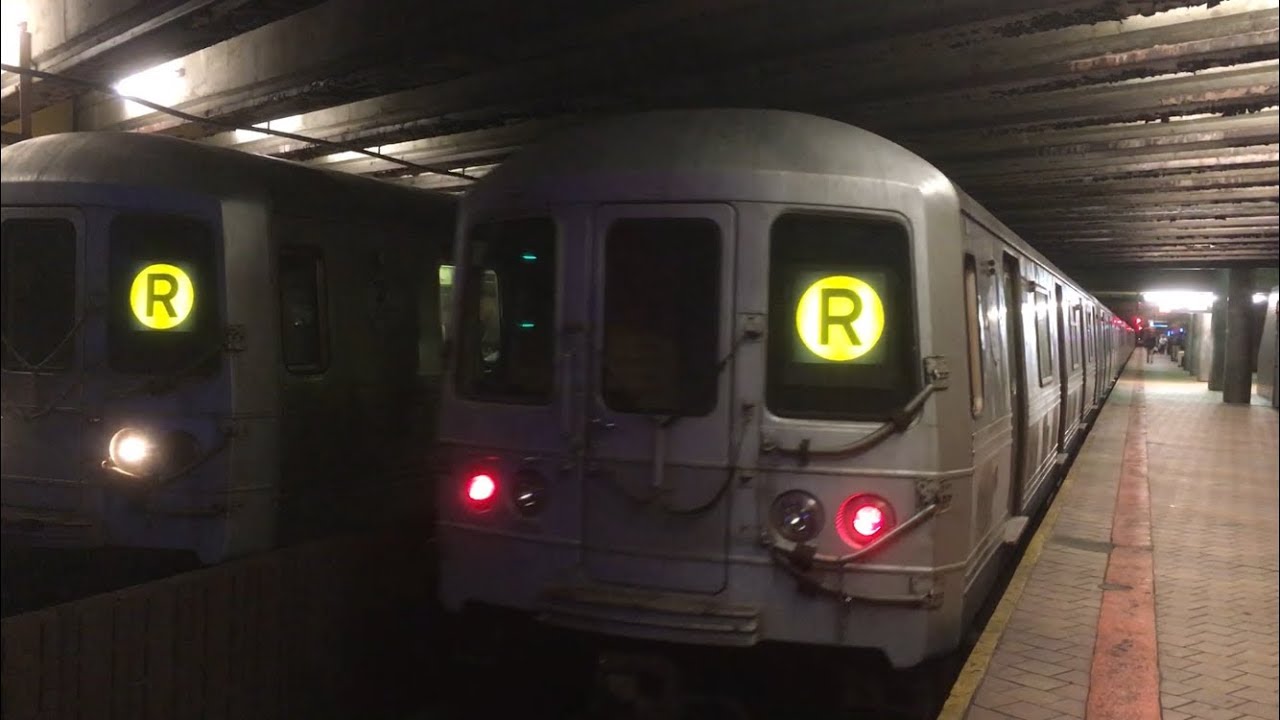 IND 63rd Street Line: (F) and (R) Trains @ 21st Street-Queensbridge ...