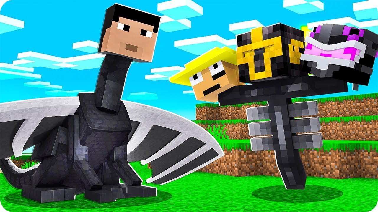 NOS CONVERTIMOS EN MONSTRUOS LEGENDARIOS EN MINECRAFT 😱 - YouTube
