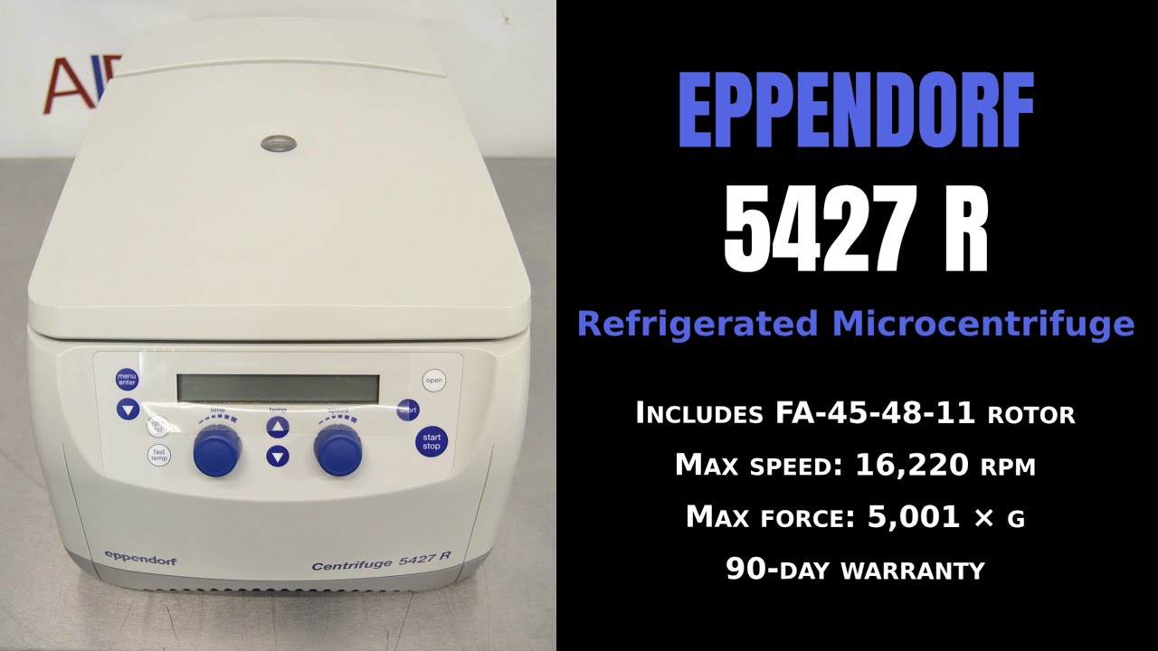 Eppendorf 5427R Refrigerated Microcentrifuge with FA-45-48-11 Rotor ...
