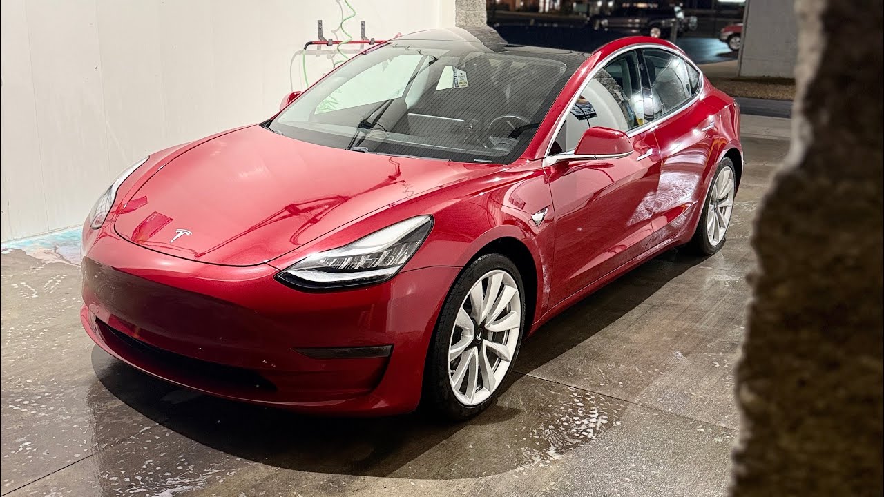 Tesla Model 3 12V Battery Change - YouTube