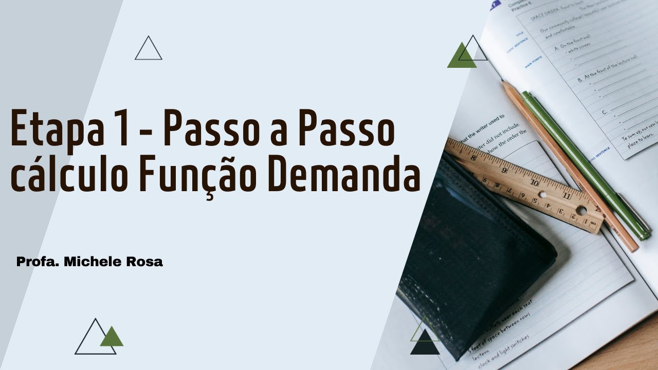 Etapa 1 - Passo a Passo cálculo Função Demanda - YouTube