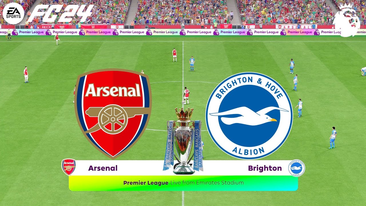FC 24 | Arsenal vs Brighton - Premier League 2023/24 Season - PS5 ...