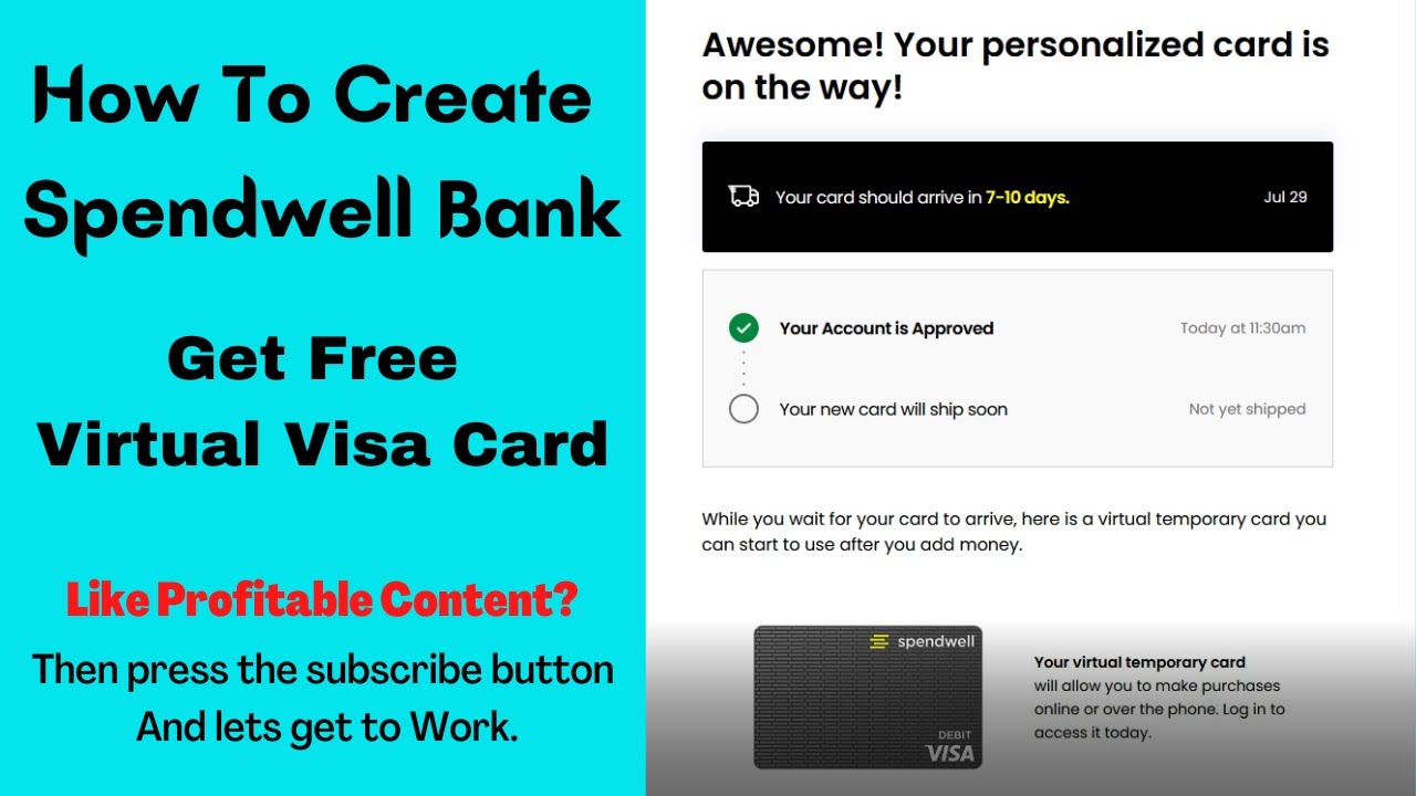 How To Create Spendwell Bank || Usa Bank || Premium Financial - YouTube