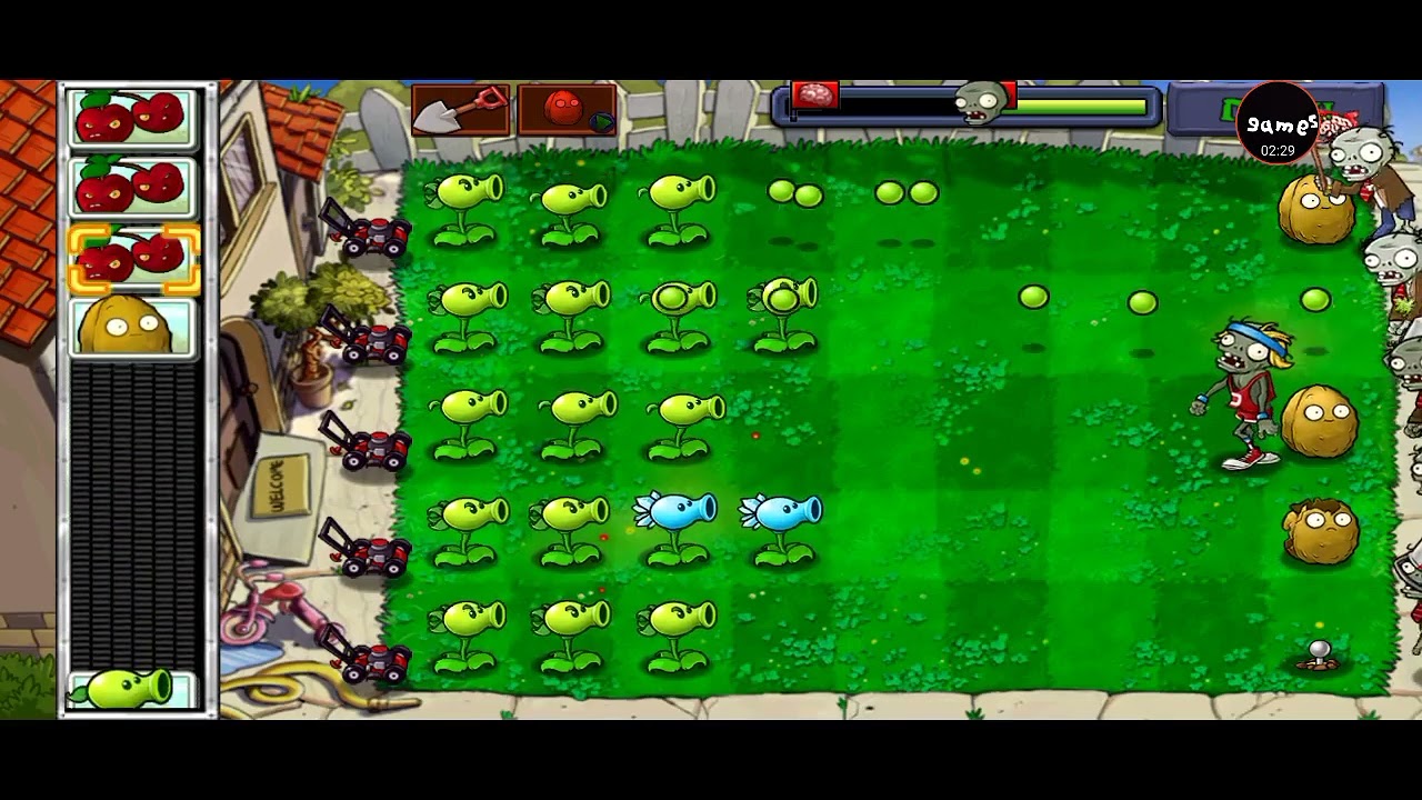 Game plants vs zombies 10 - YouTube