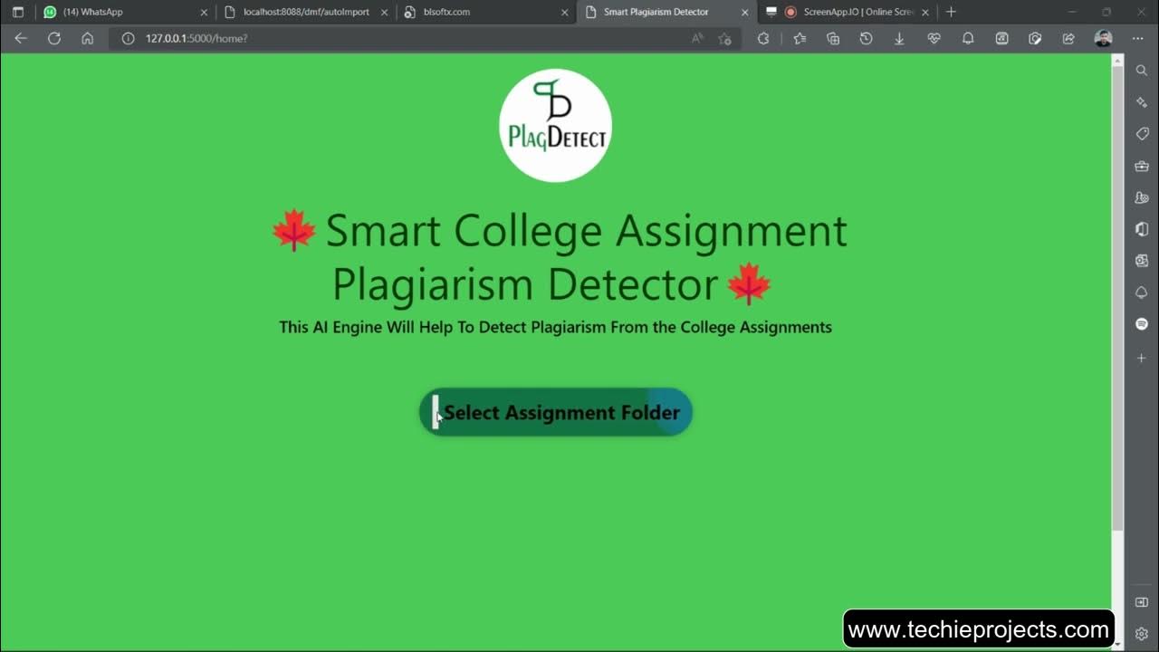 Plagiarism Checker Code in Python | Machine Learning Projects for Final Year - YouTube