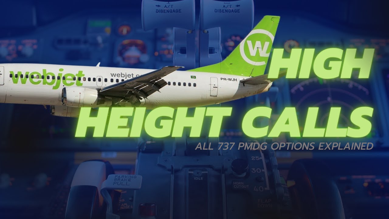 HIGH HEIGHT CALLS - ALL 737 PMDG OPTIONS EXPLAINED - YouTube