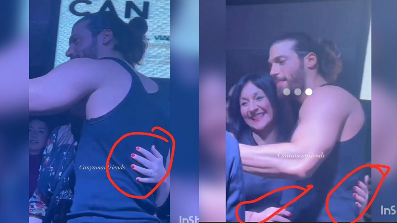 Can Yaman caught on camera hanging around with her fans - YouTube