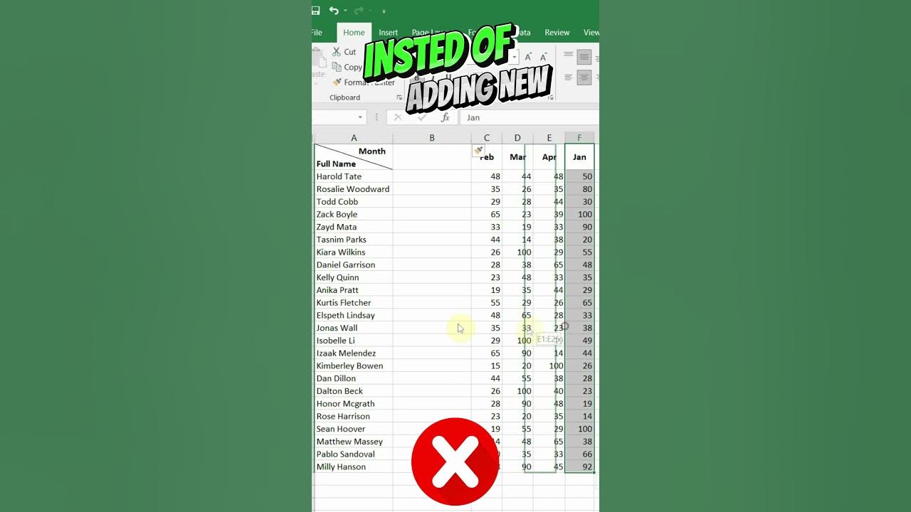 Best Excel Tricks | Easiest Way to Move Column and Reorganize Table | #excel #excelsolutions ...