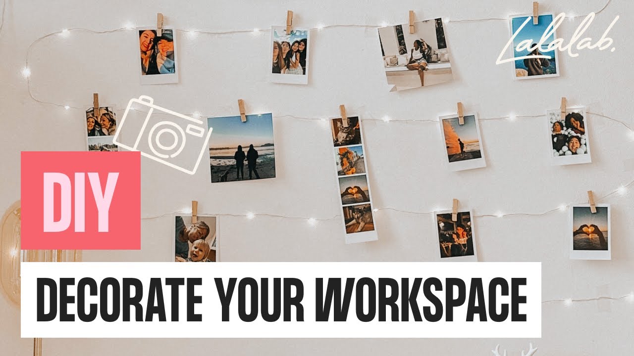 DIY - 3 ways to decorate your workspace - YouTube