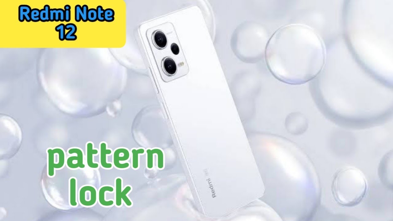 How To Set Screen Lock Pattern In Redmi Note 12, Screen Lock Password ...