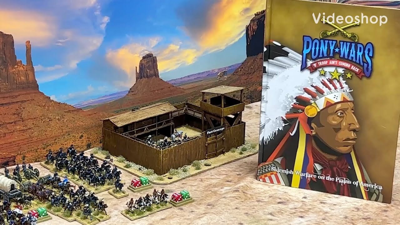 Pony Wars miniature war game play test for Historicon, played six hours ...