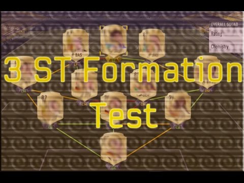 3 ST Formation Test/Review | Fifa 17 - YouTube