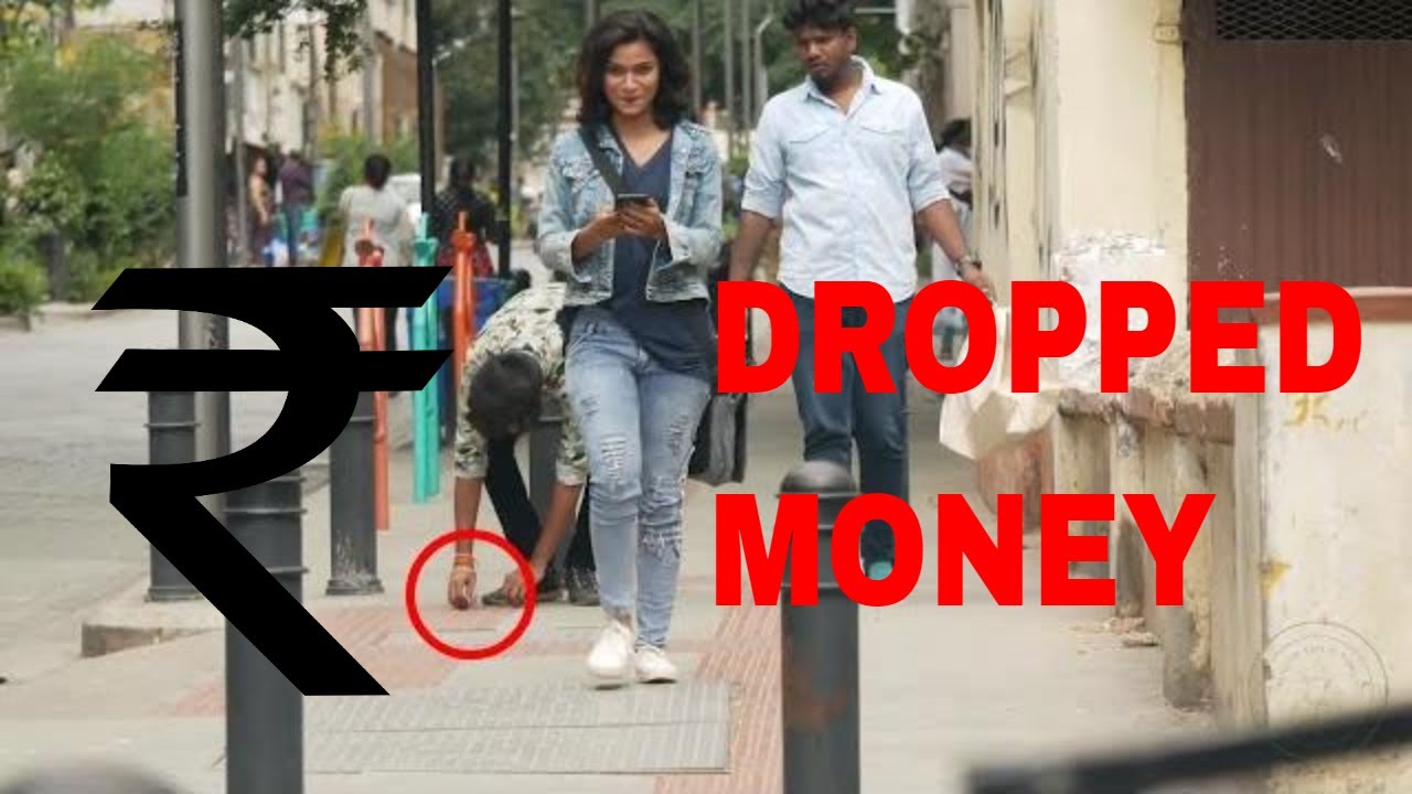 Dropping Money in the street.. A social experiment (Asteya) - YouTube