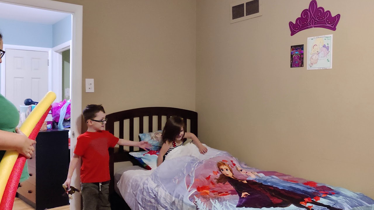 sleeping in my own big girl bed! - YouTube