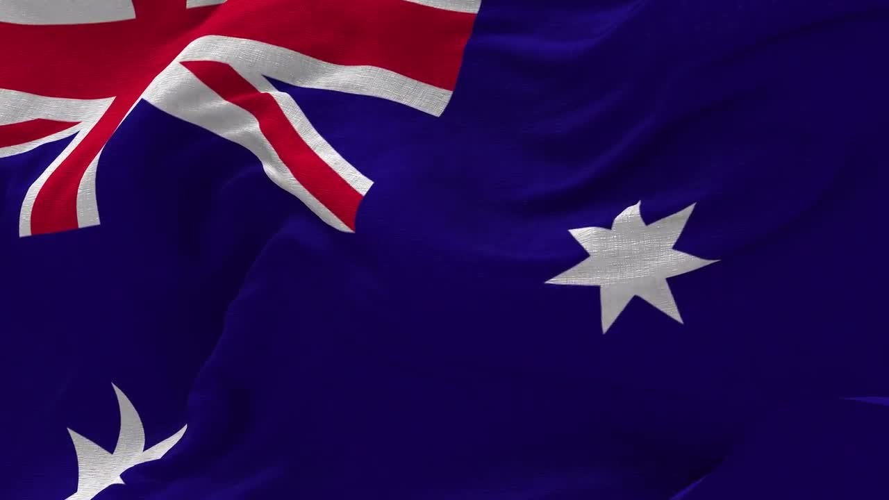 Australian Flag Animation Motion Graphics - YouTube