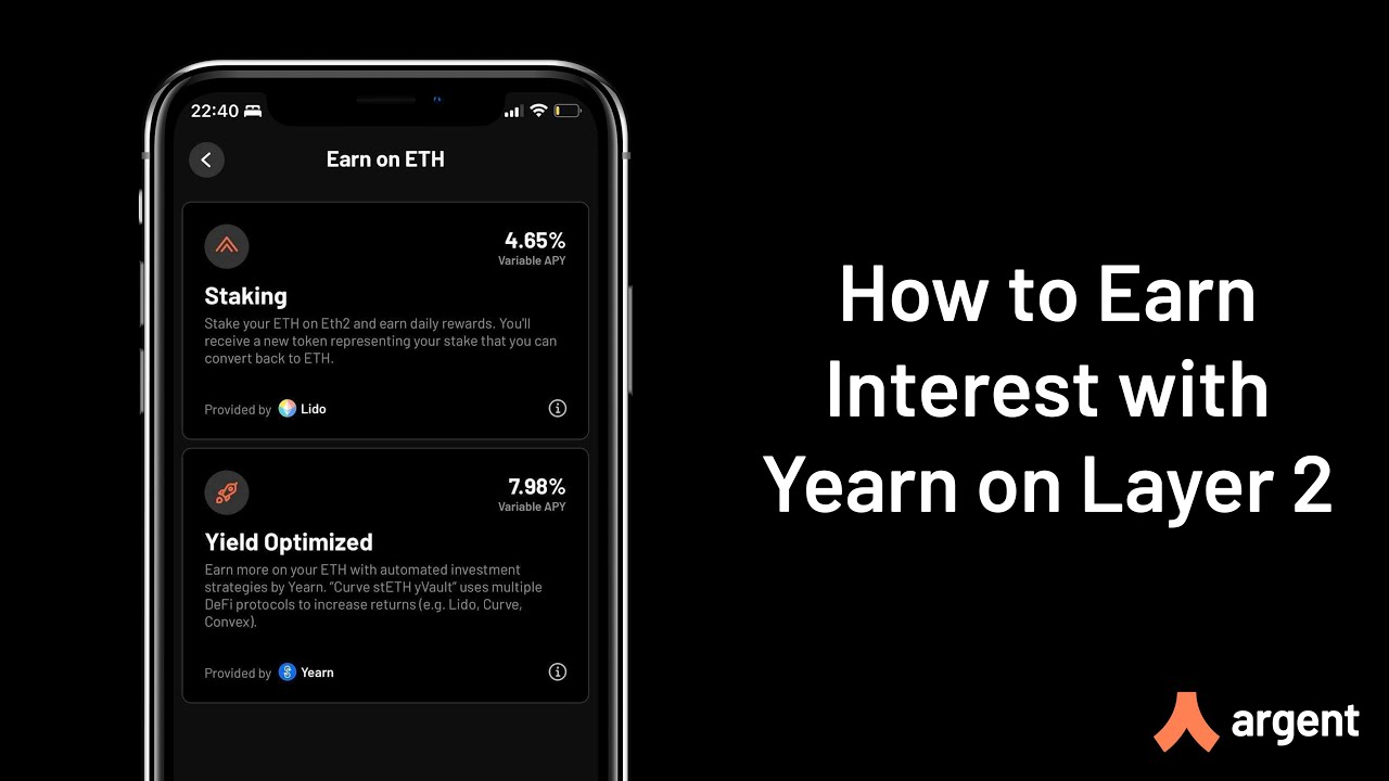 How to Earn Interest with Yearn on Layer 2 - YouTube