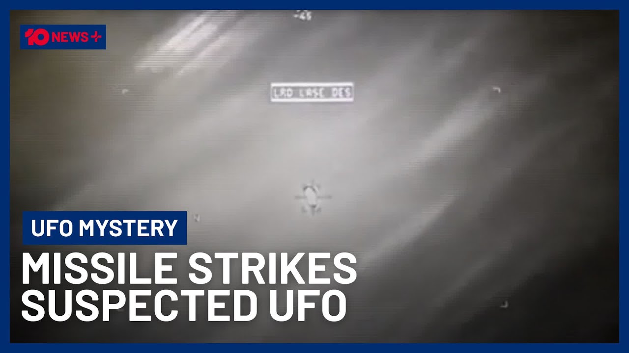 New Video Shows Missile Strike At Apparent UFO Near Yemen | 10 News+ - YouTube