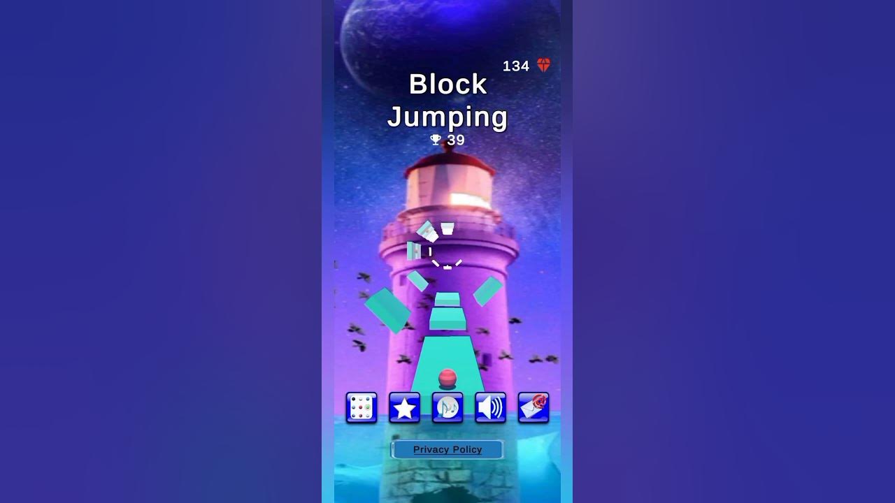3D Block Jumping Game Offline D3 - YouTube