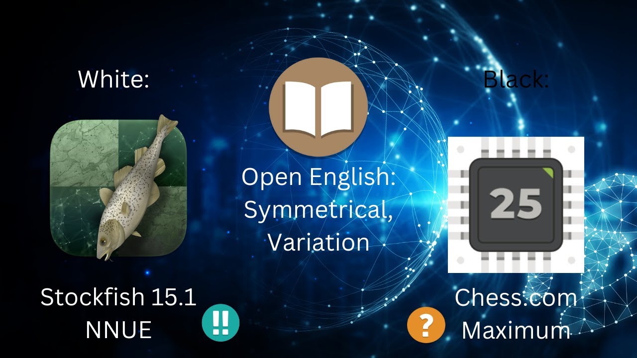 Stockfish 15.1 NNUE vs. Chess.com Maximum Bot | Symmetrical English ...