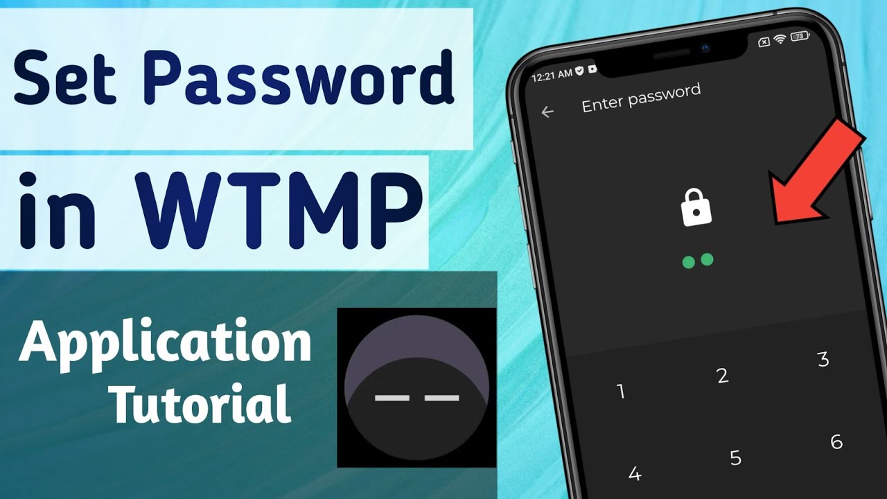 How to Set Password in WTMP ( Who Touched My Phone) App - YouTube