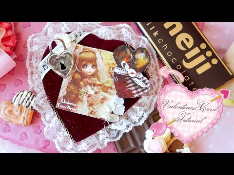 ❤︎₊ ⊹ Making Vintage Valentines Day Cards/ DIY Tutorial ❤︎₊ ⊹