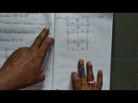 DIRECT FORM -II REALIZATION OF DIGITAL FILTER - YouTube