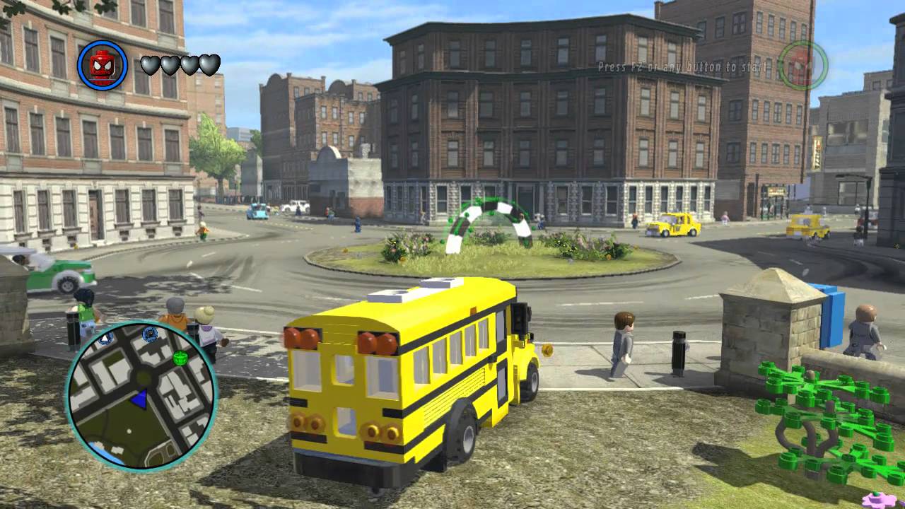 Wheels On The Bus LEGO Spiderman - YouTube
