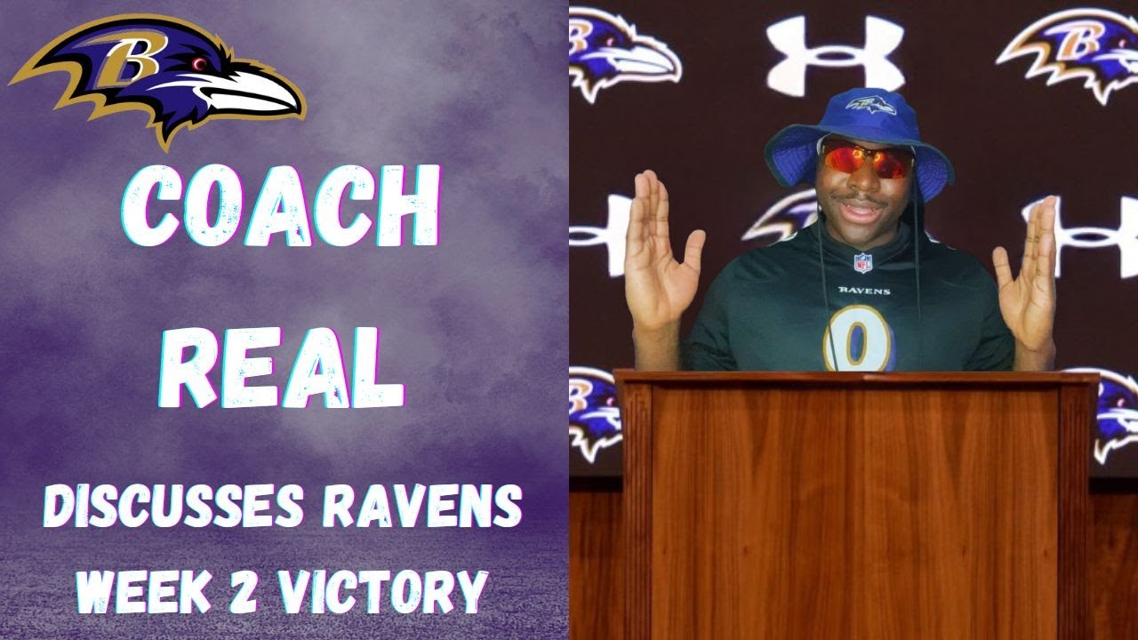 Coach Real Discusses Ravens Win Against The Bengals On Victory Monday ...