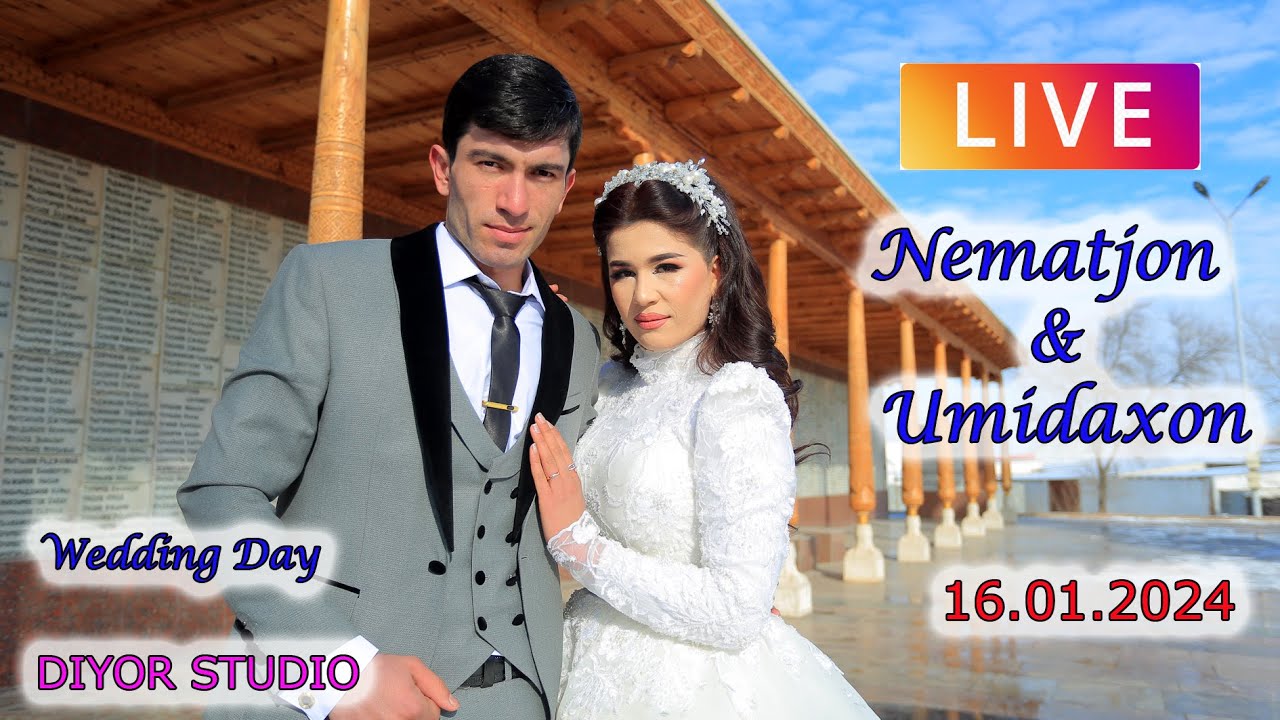 NEMATJON & UMIDAXON DIYOR STUDIO OQ SAROY TO’YXONASI - YouTube