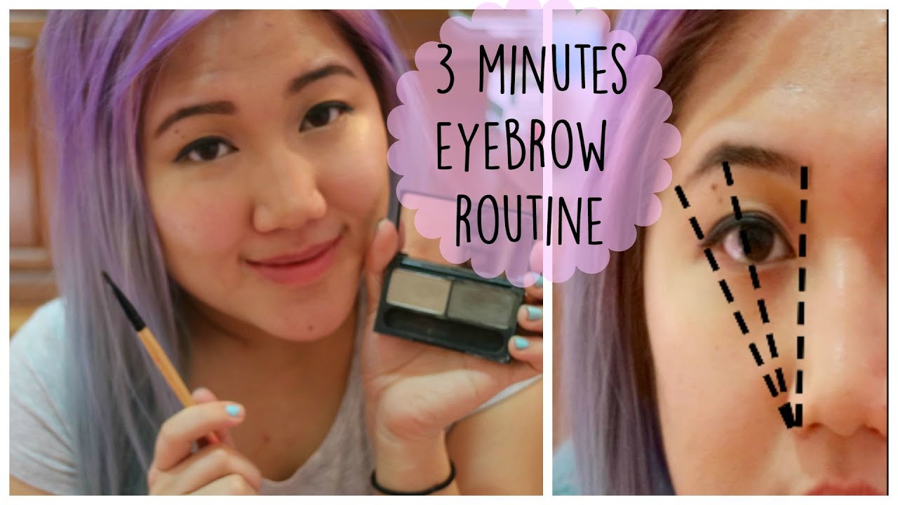 How to: Basic Eyebrow Tutorial - YouTube