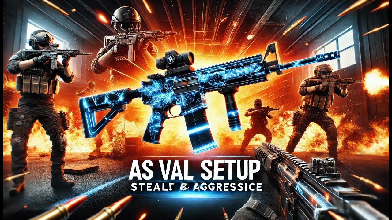 🔥 AS VAL Setup for Multiplayer Domination | Best Build for Stealth ...