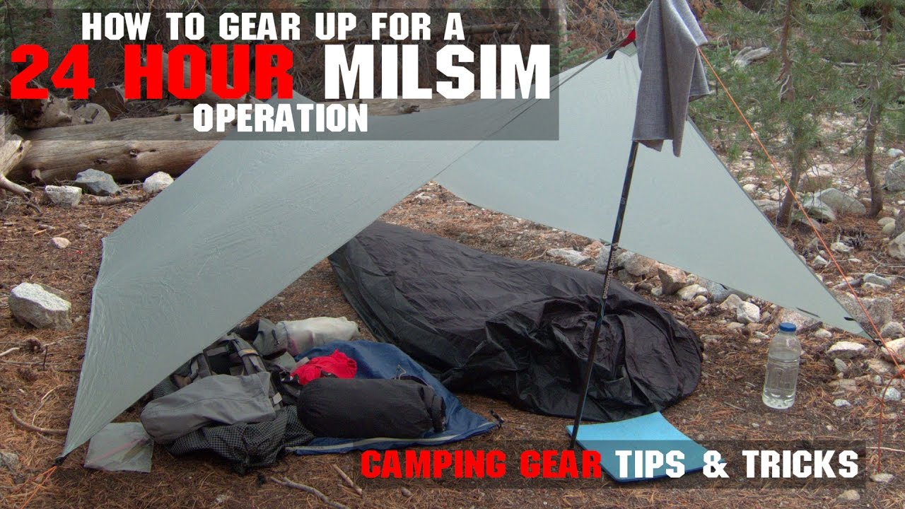 How To Gear Up For A 24 Hour MilSim OP | Part 2 Camping Gear ...