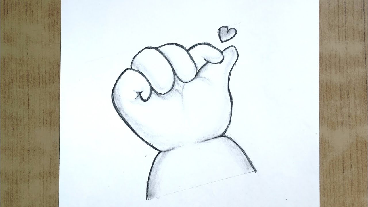 how to draw bts heart by baby hand / baby hand drawing /cute drawing ...
