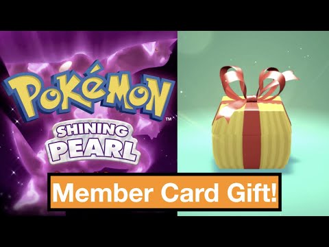 Pokémon Shining Pearl Darkrai's Member Card Event - YouTube