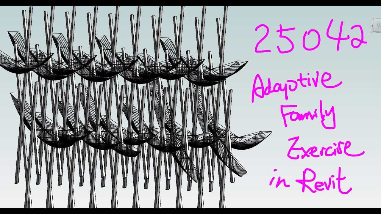 25042 - Adaptive Family Exercise in Revit - YouTube