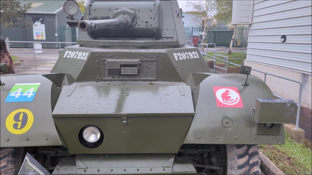 Daimler Armoured Car Mk1, close up at Tiger Day Spring 2024 - YouTube