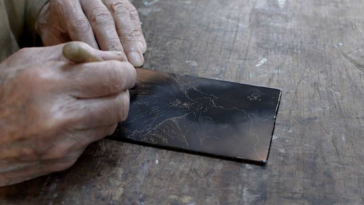 Colin Bygrave: Etching - Part 3 (Line Etching) - YouTube