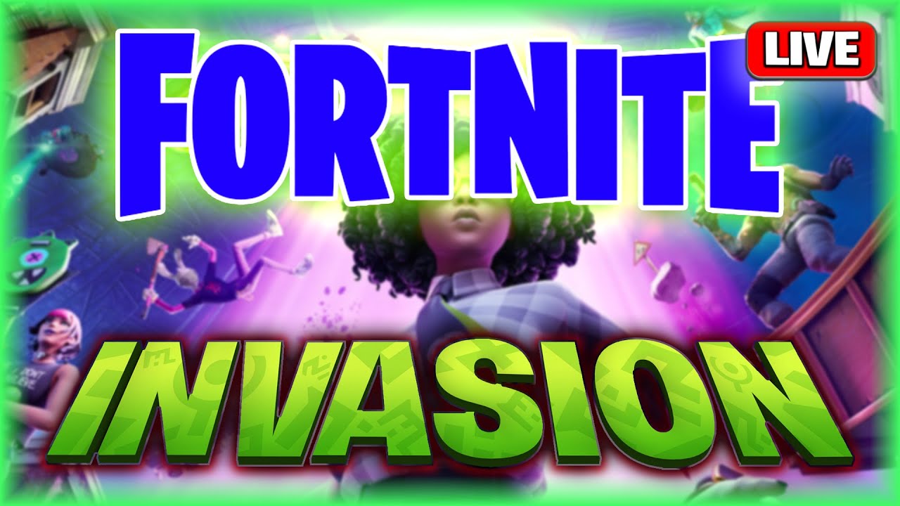 🔴LIVE STREAM🔴 Fortnite Chapter 2 Season 7 The Invasion with aliens ...